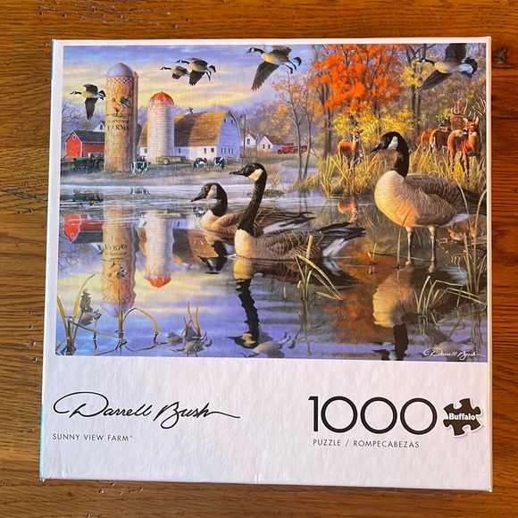 Games | Buffalo Games 100 Pc Puzzle Darrell Bush Sunny View Farm | Poshmark